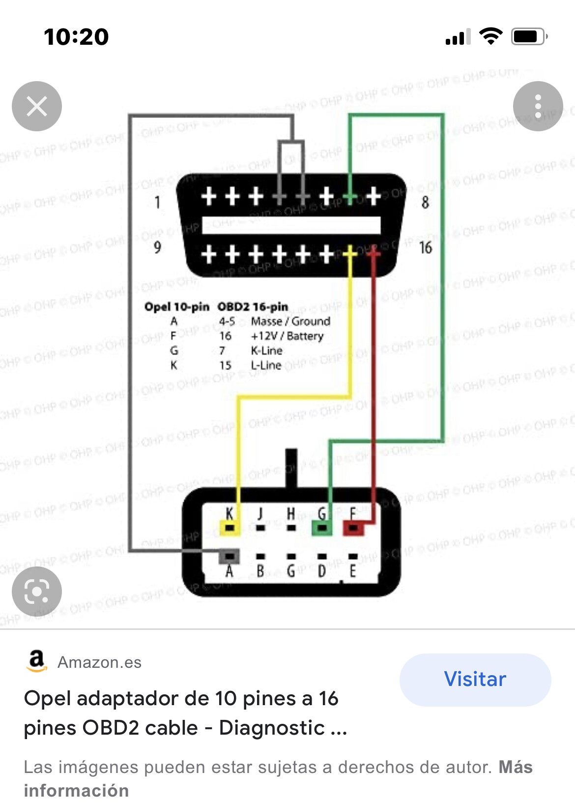 OBD1 pasar a escaner obd2 Corsa 1996 - Electrónica - Club Corsa CCV